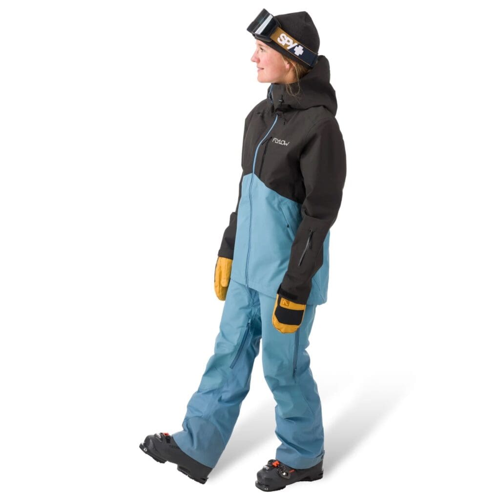 Flylow Billie Coat - Black/Vintage Blue | Gnomes - The Ski Experts