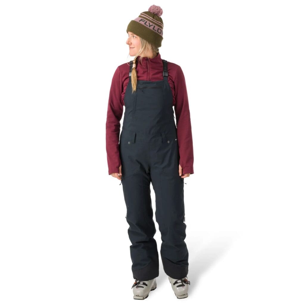 Flylow Foxy Insulated Bib - Black | Gnomes - The Ski Experts