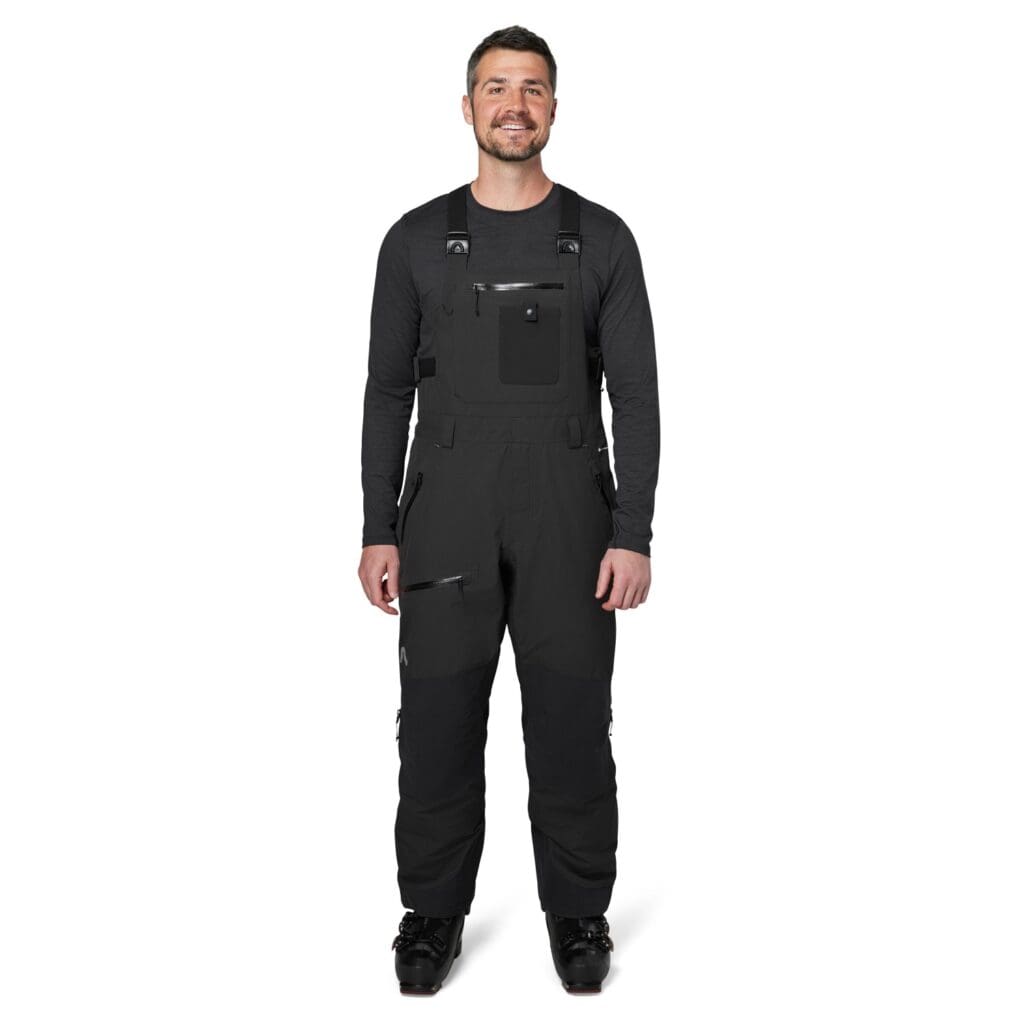 Flylow Baker Bib - Black | gnomes [the ski experts]