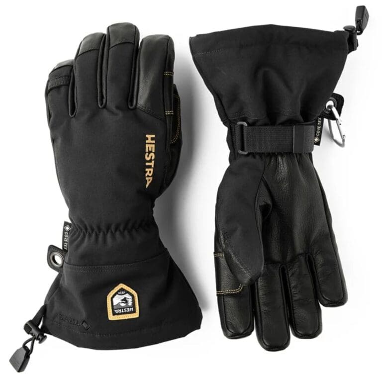 Hestra Army Leather Gore-Tex - Black/Black | Gnomes - The Ski Experts