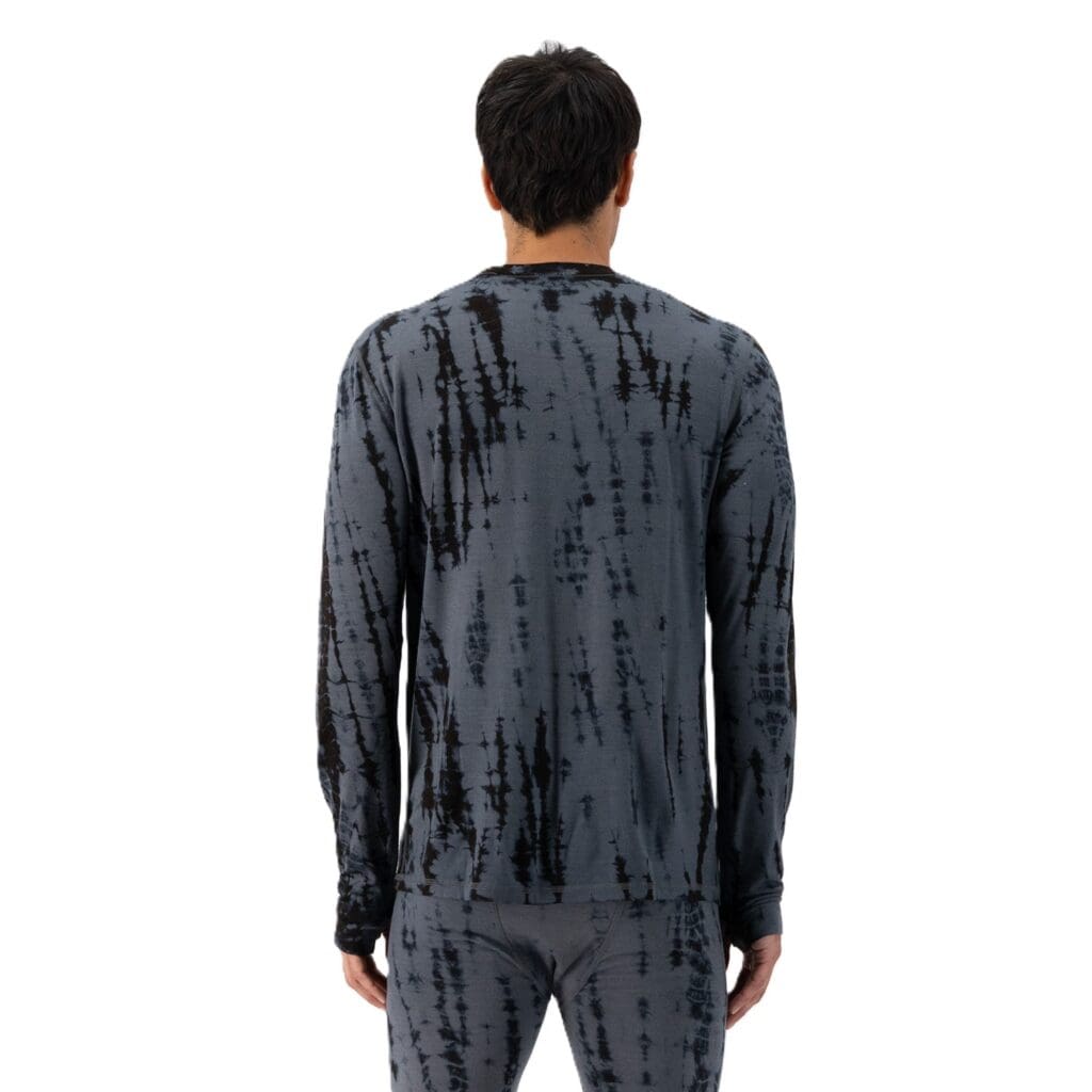 Mons Royale Cascade Merino Long Sleeve Men's - Grey Tie Dye | Gnomes ...