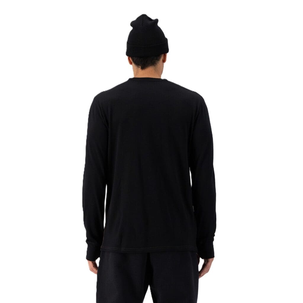 Mons Royale Yotei Merino Long Sleeve Men's - Cedar / Black | Gnomes ...