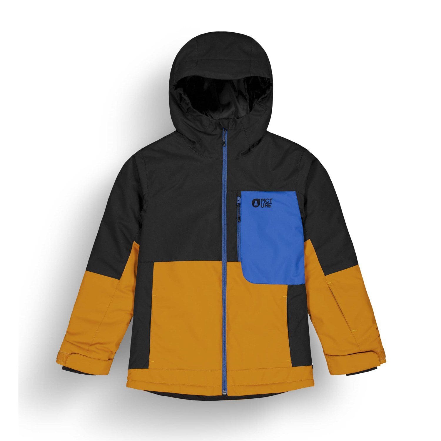 Picture Daumy Jacket - Black Honey Deep Marine | gnomes [the ski experts]