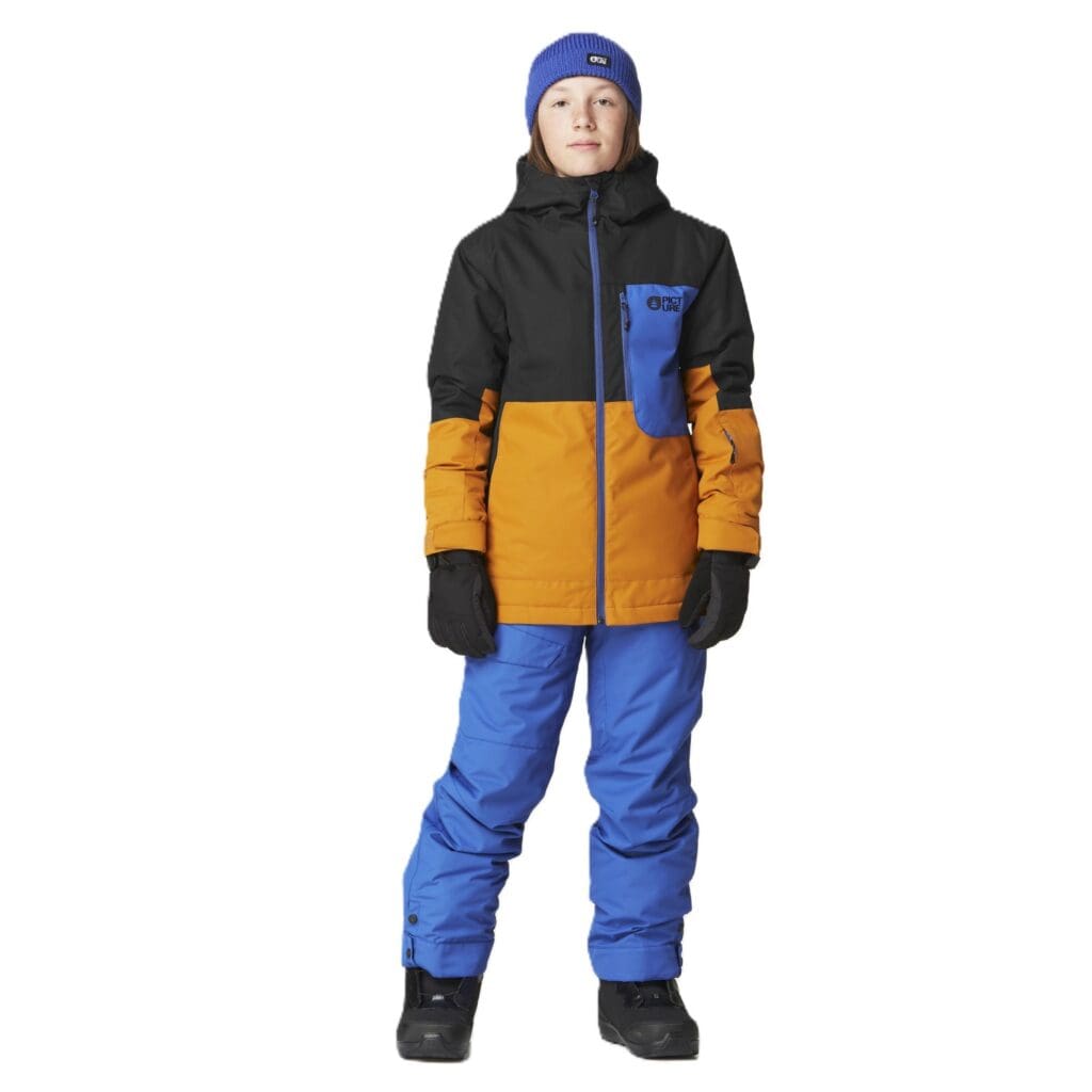 Picture Daumy Jacket - Black Honey Deep Marine | Gnomes - The Ski Experts