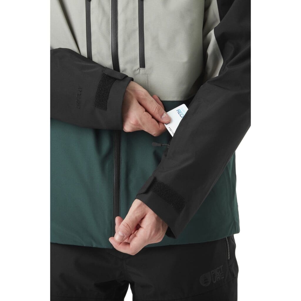 Picture Object Jacket - Black Ponderosa Pine Shadow | Gnomes - The Ski Experts