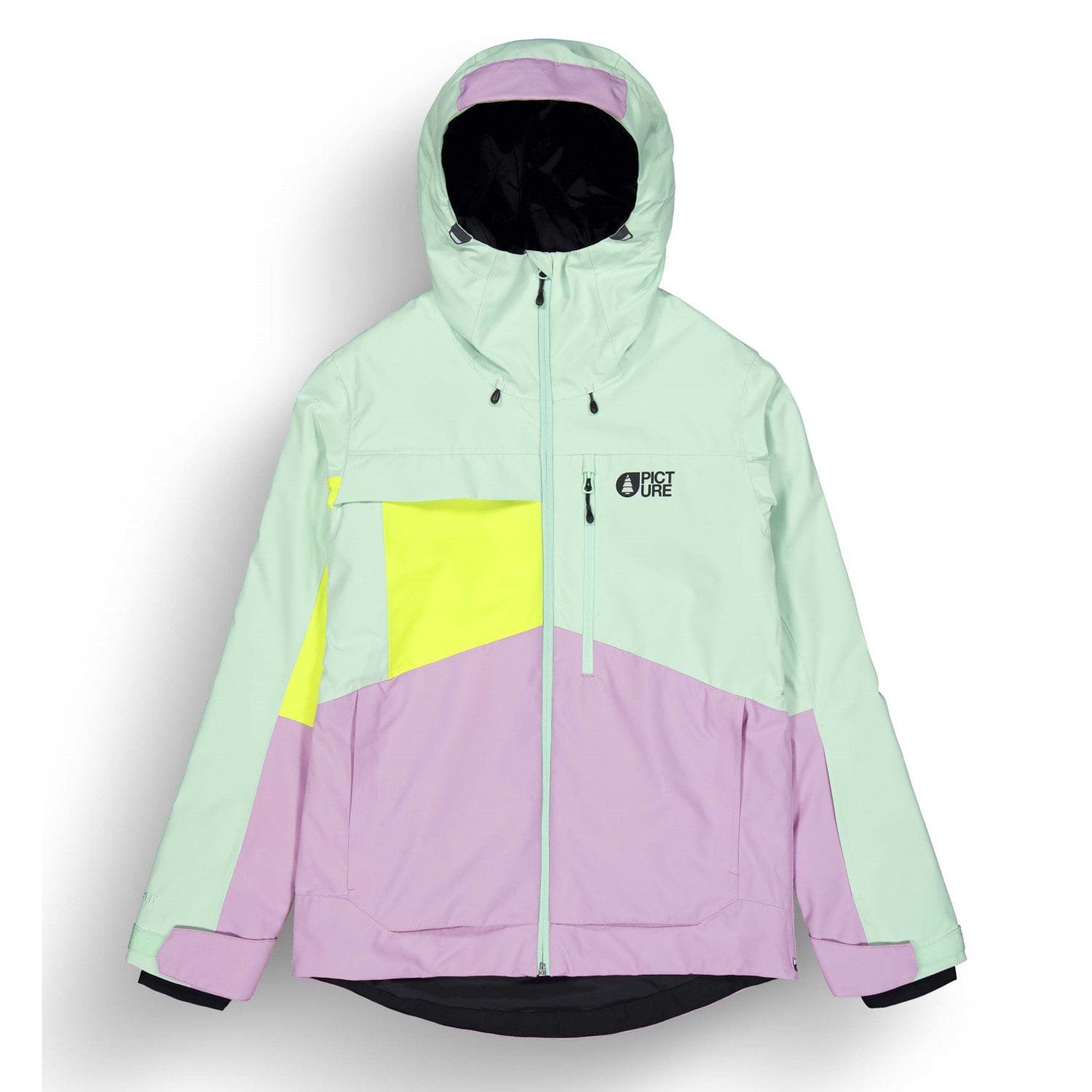 Picture Seen Jacket - Silt Green Acidlime Orchid | Gnomes - The Ski Experts