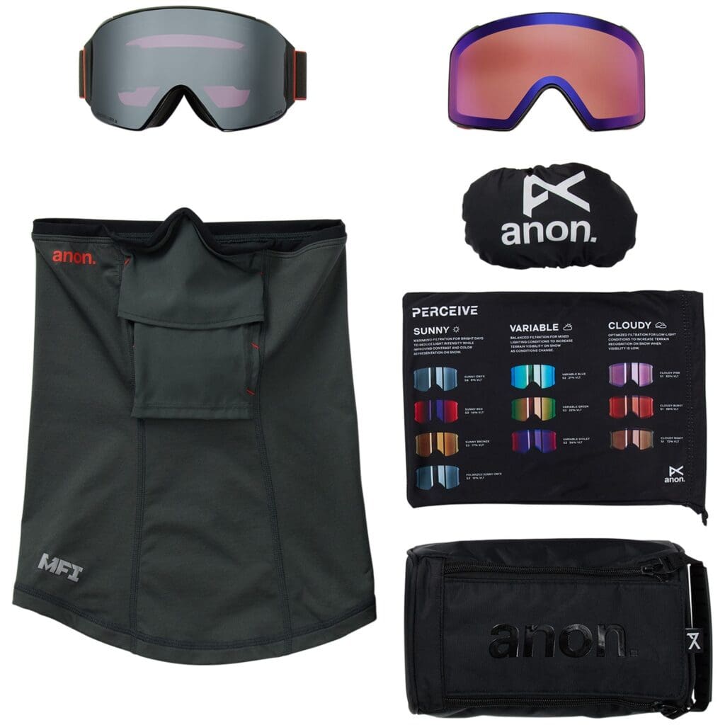 Anon M4 Cylindrical (Bonus Lens + MFI) - Fiesta Red | gnomes [the ski ...