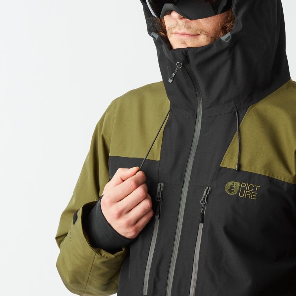 Picture Object Jacket - Tobacco Black | gnomes [the ski experts]